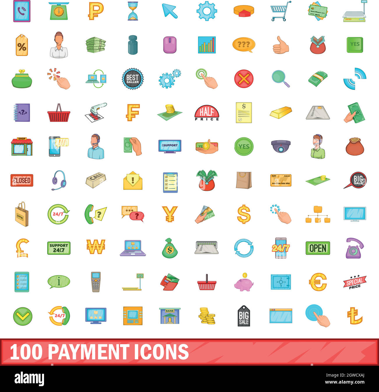 Atm machine icons set Stock Vector Images - Alamy