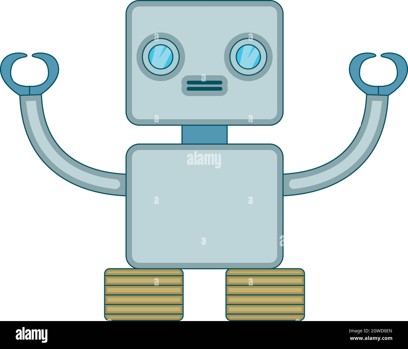 Head robotic android human Stock Vector Images - Alamy