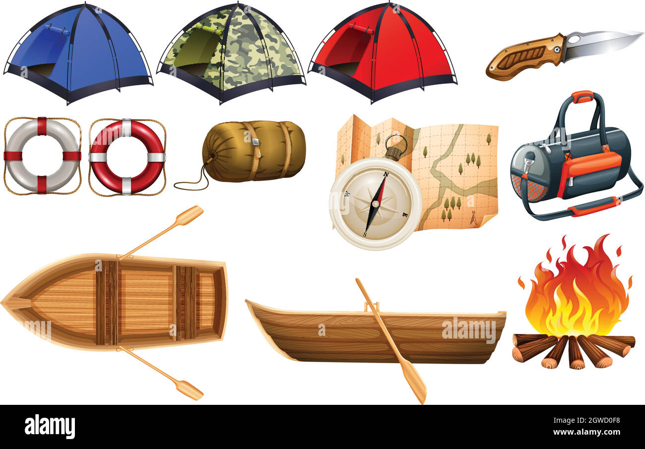 Camping Compass Clipart