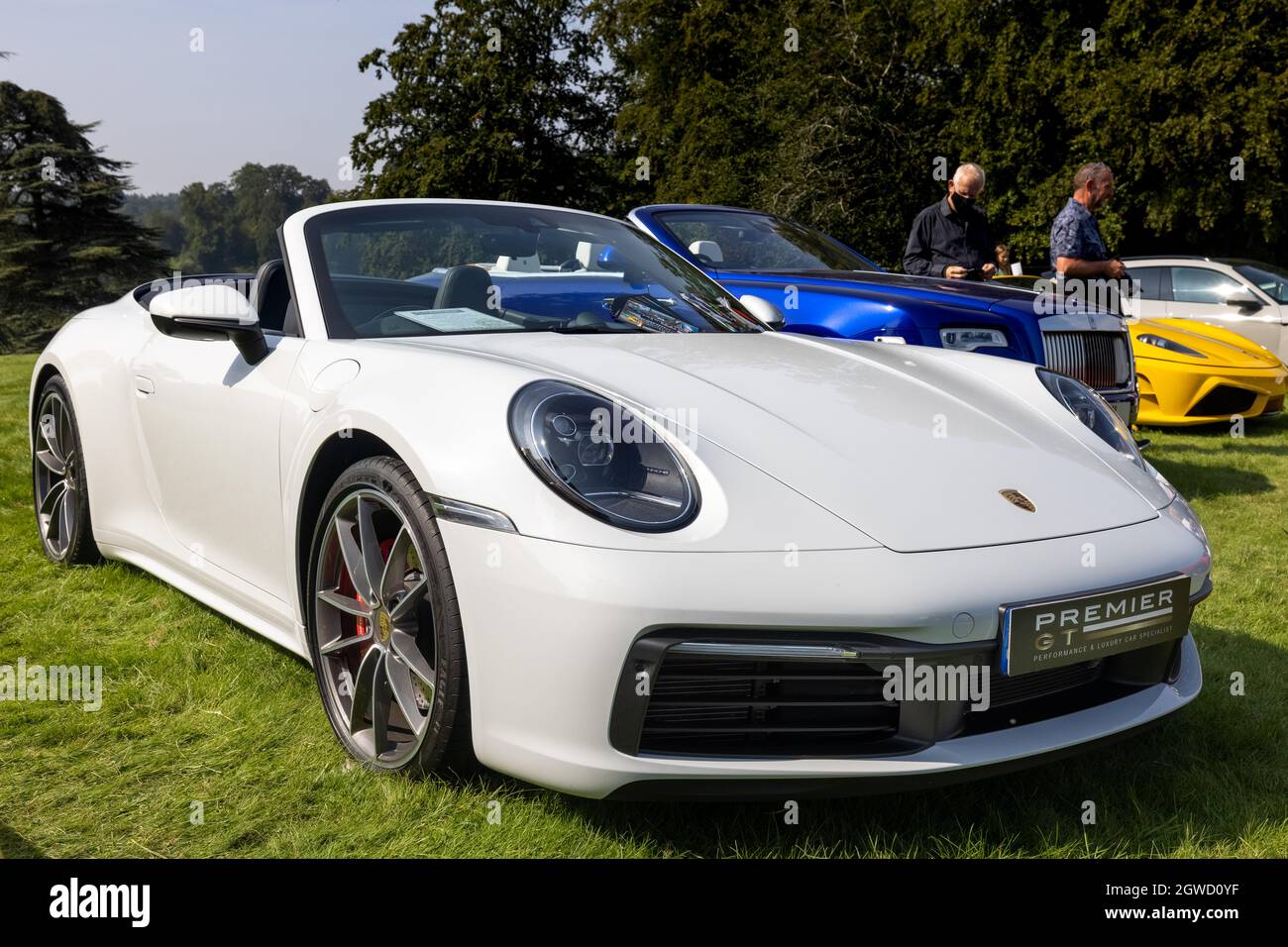 Porsche 911 Carrera 4S Cabriolet on display at the Salon Privé motor ...