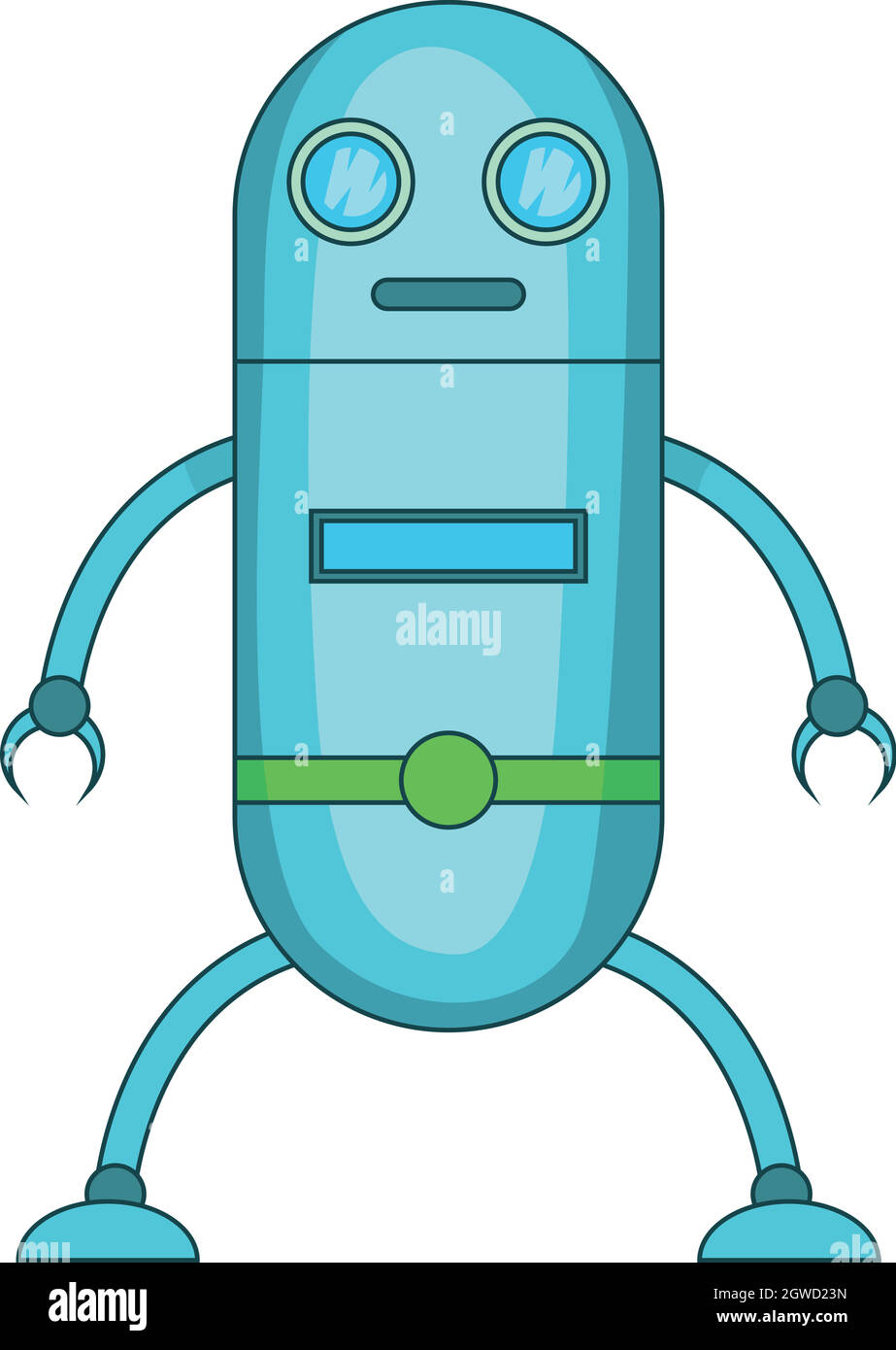 Fiction robot icon, cartoon style Stock Vector Image & Art - Alamy