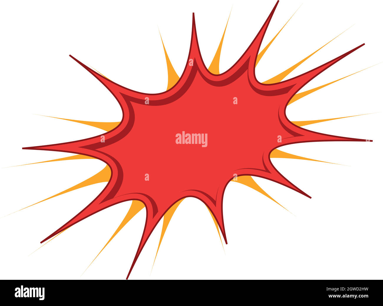 Burst icon, cartoon style Stock Vector Image & Art - Alamy
