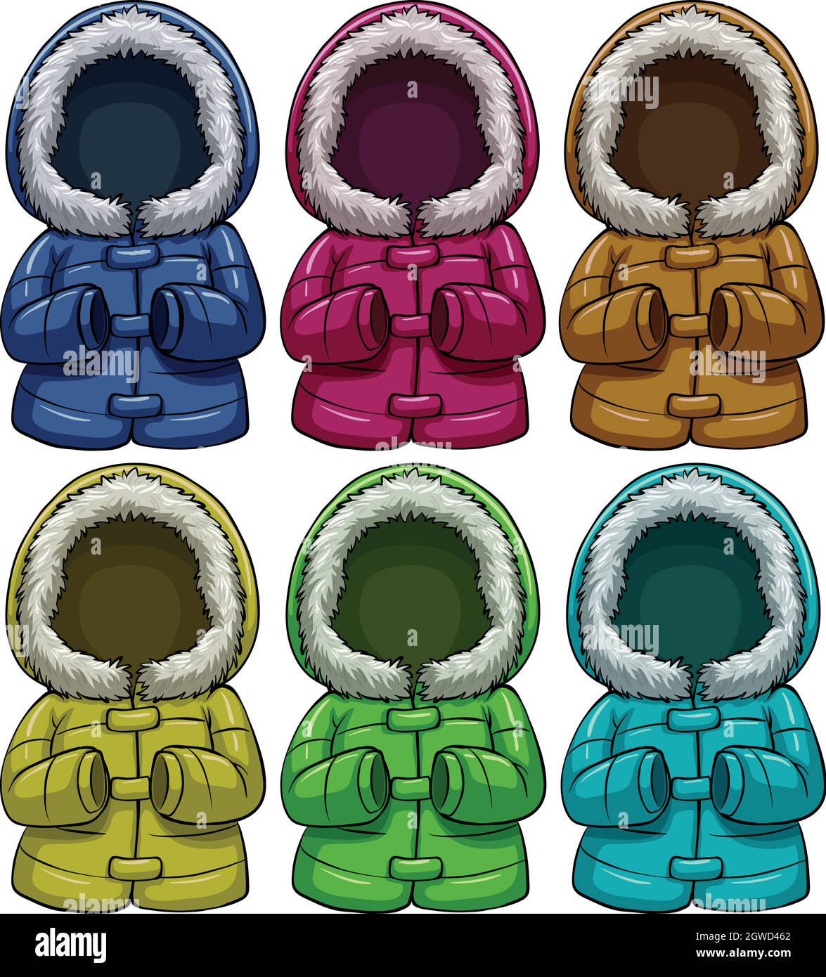 Orange jackets Stock Vector Images - Alamy