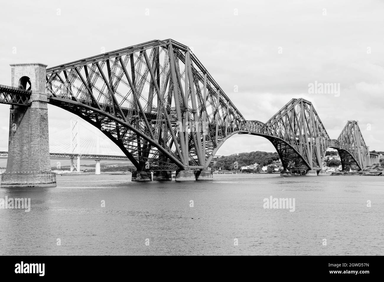 Forth bridge view Black and White Stock Photos & Images - Alamy