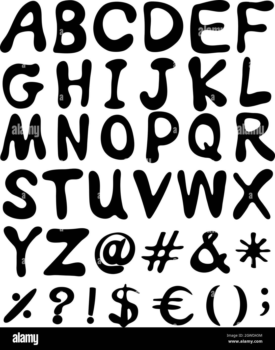 English symbols Stock Vector Images - Alamy