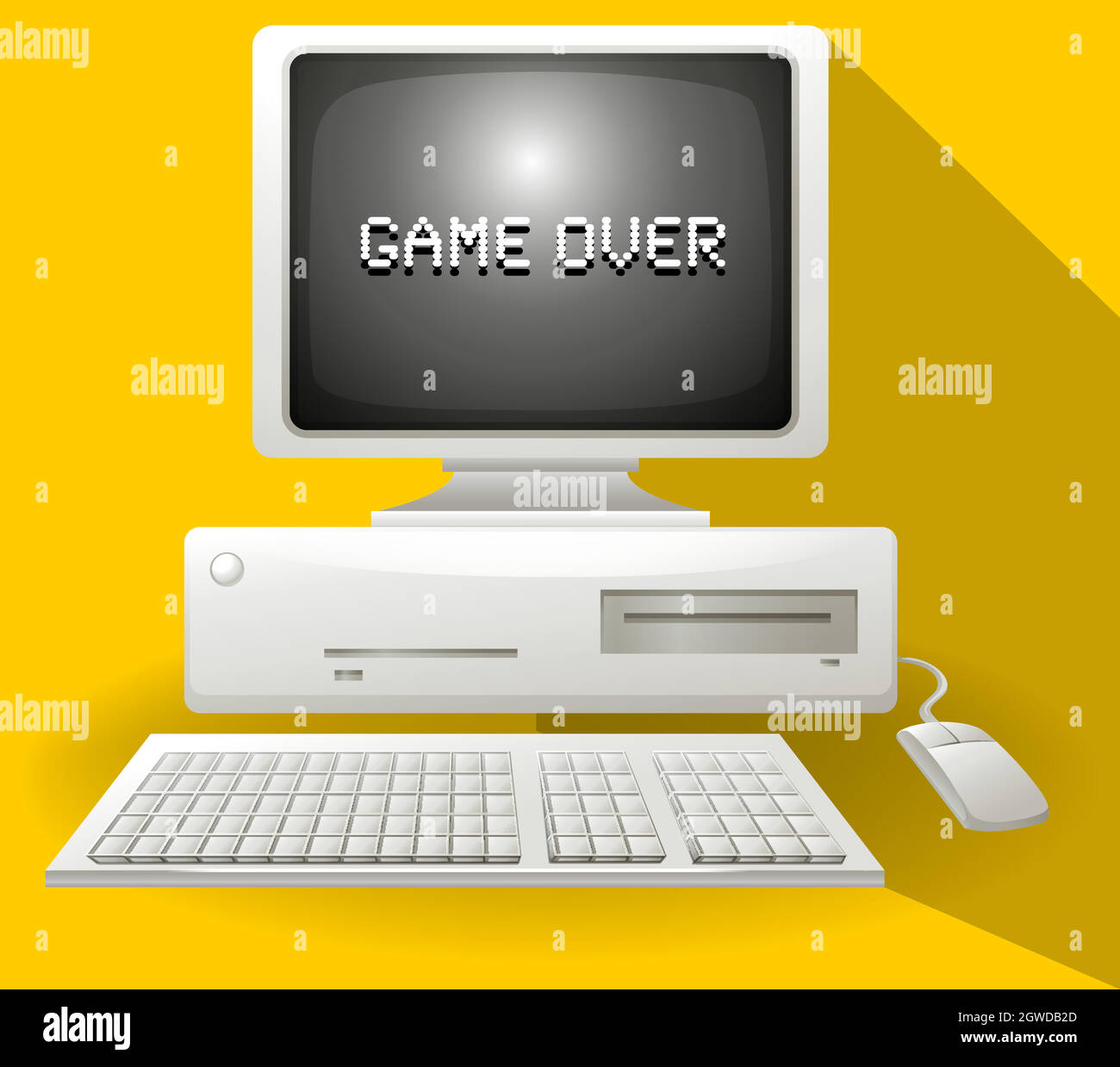 Game over computer concept Stock Vector Image & Art - Alamy
