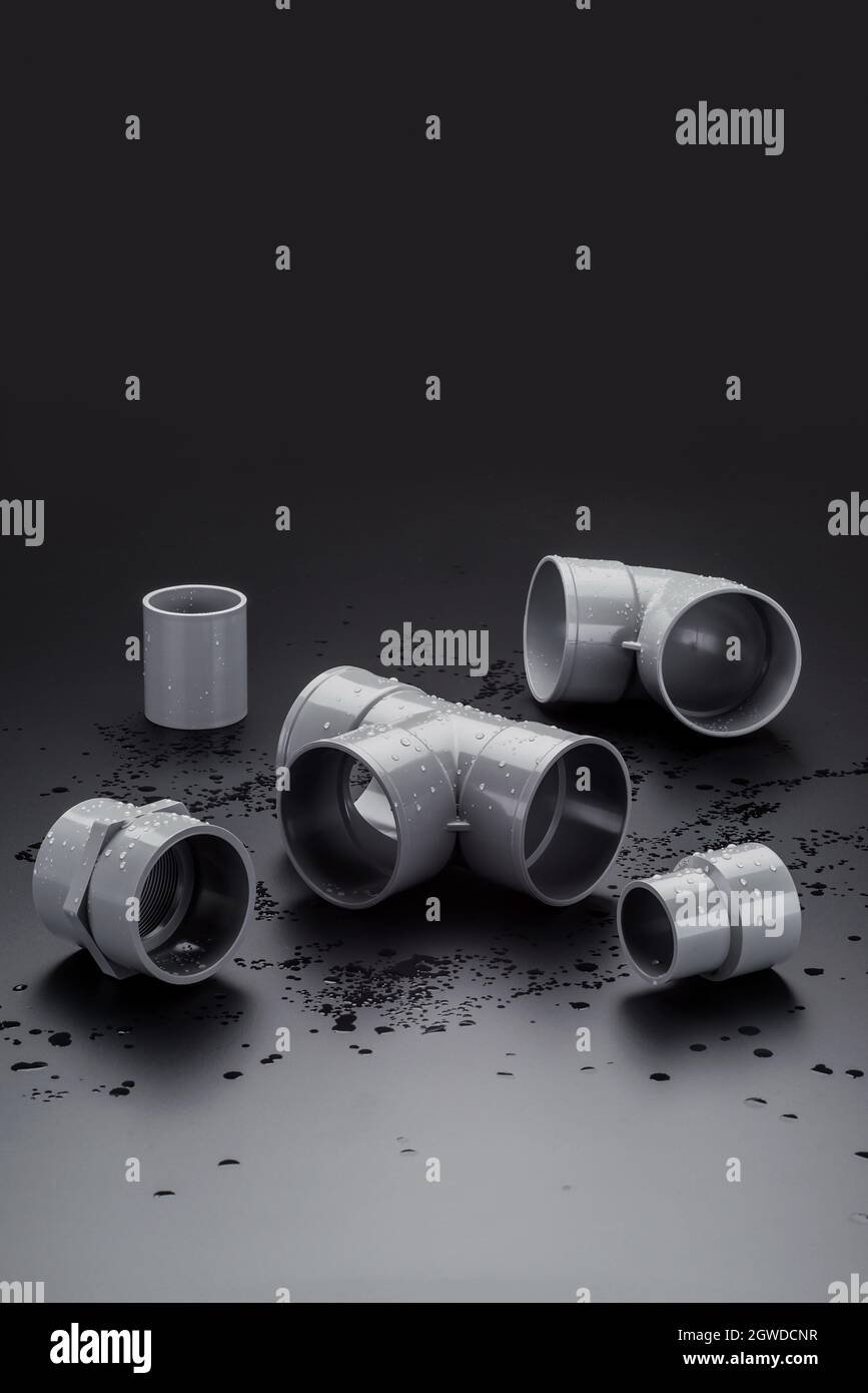UPVC & CPVC Fittings for polypropylene pipes. Elements for pipelines ...