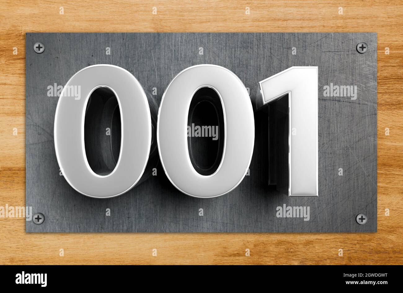 Number 001 High Resolution Stock Photography and Images - Alamy