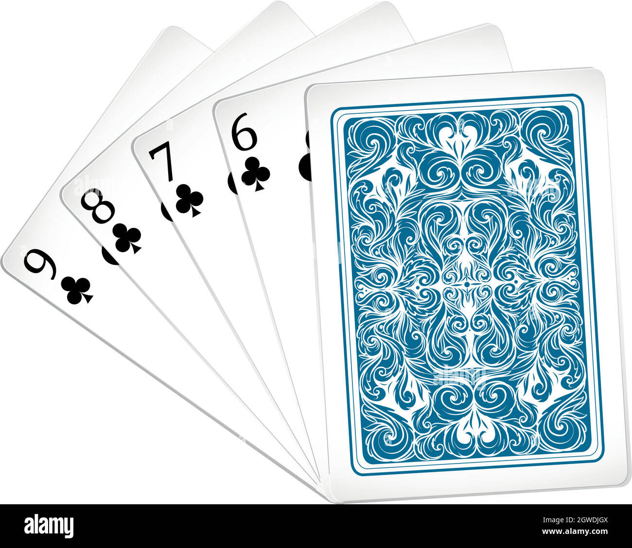 Poker cards illustration hi-res stock photography and images - Alamy