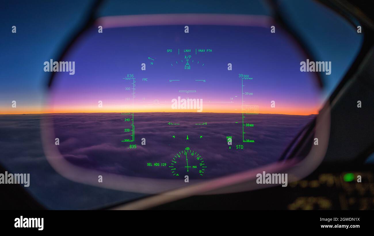 Boeing 787 cockpit hi-res stock photography and images - Alamy