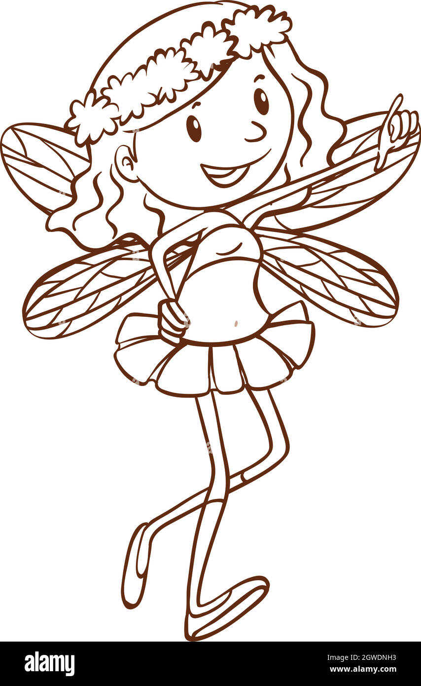 Simple Fairy Drawings