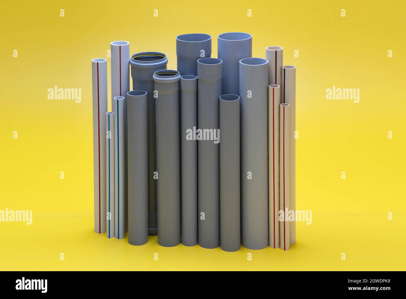 UPVC & CPVC Fittings for polypropylene pipes. Elements for pipelines ...