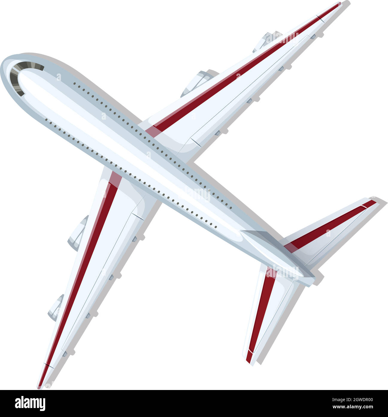 Airplane single engine top view hi-res stock photography and images - Alamy