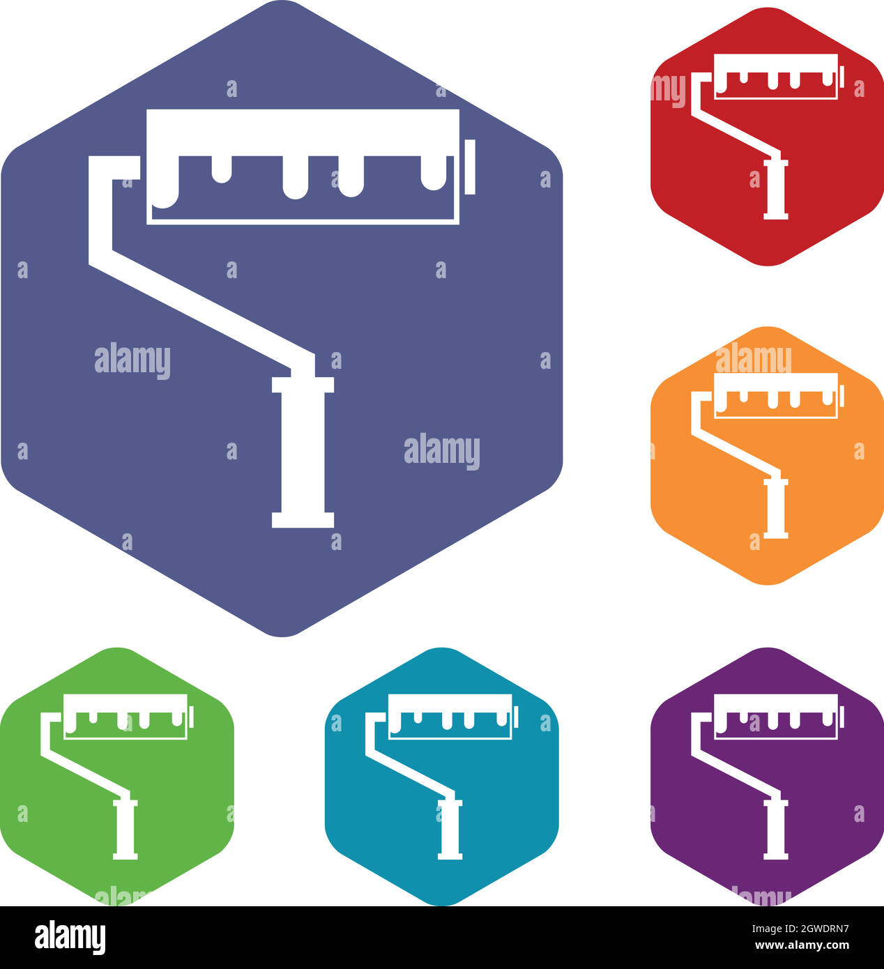 Set designer paint Stock Vector Images - Alamy