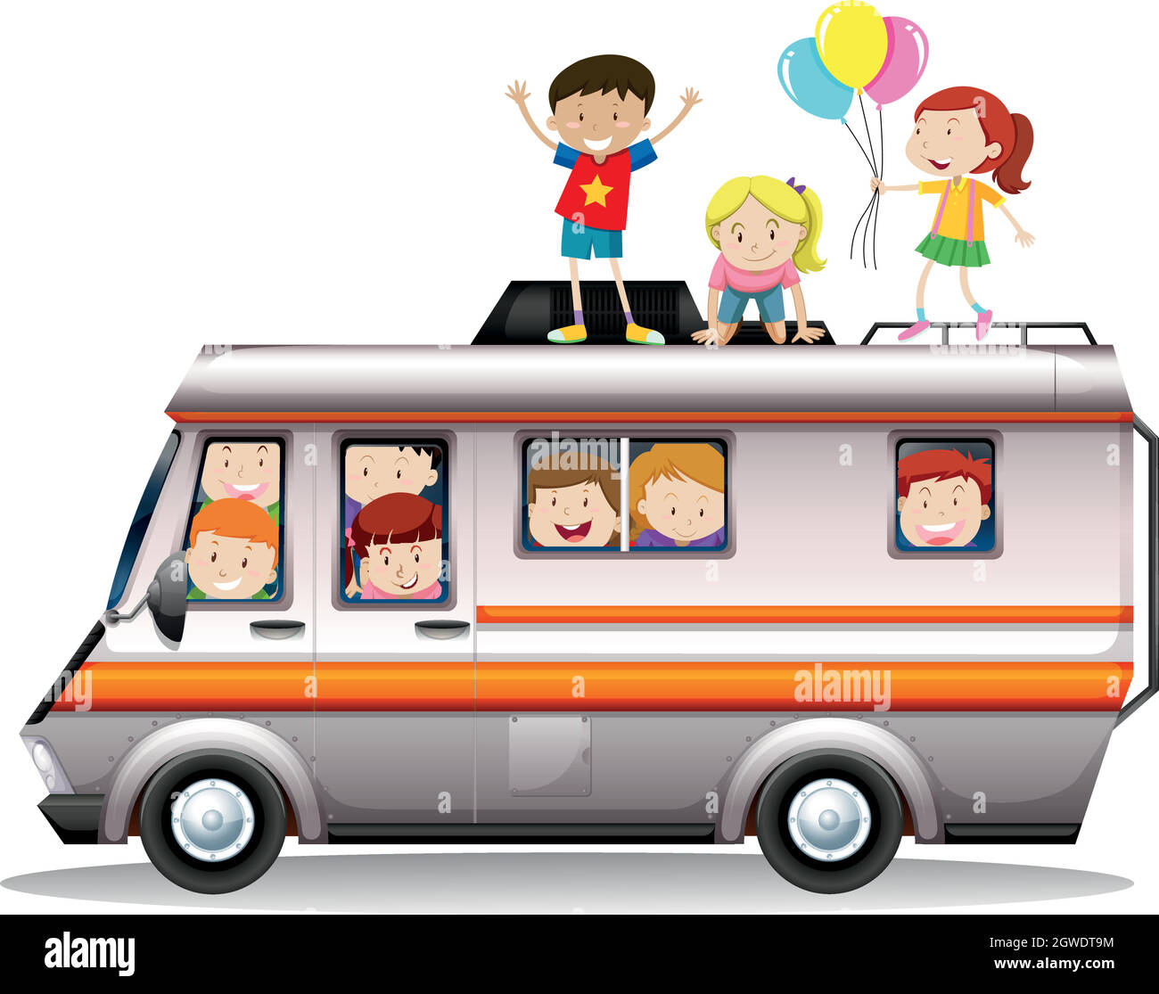 Riding van Stock Vector Images - Alamy