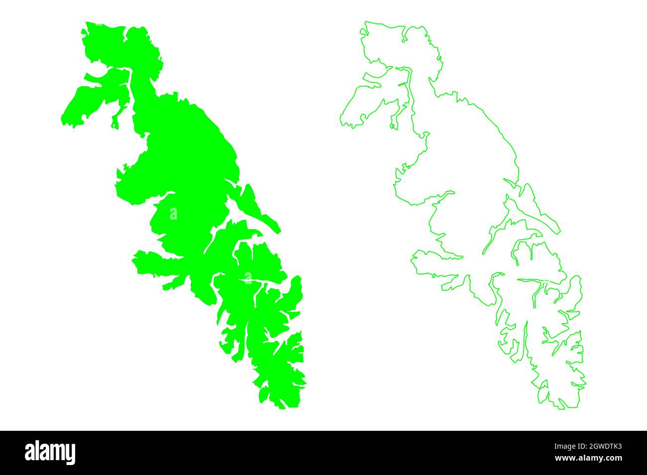 Prince of Wales island (United States of America, North America, Alaska ...