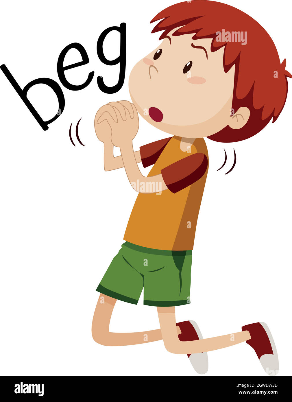 Beggar Boy Cartoon