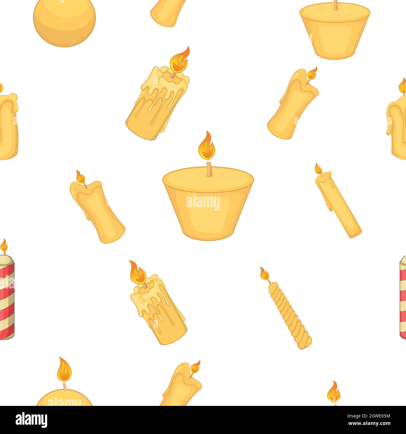 Types of candles pattern, cartoon style Stock Vector Image & Art - Alamy