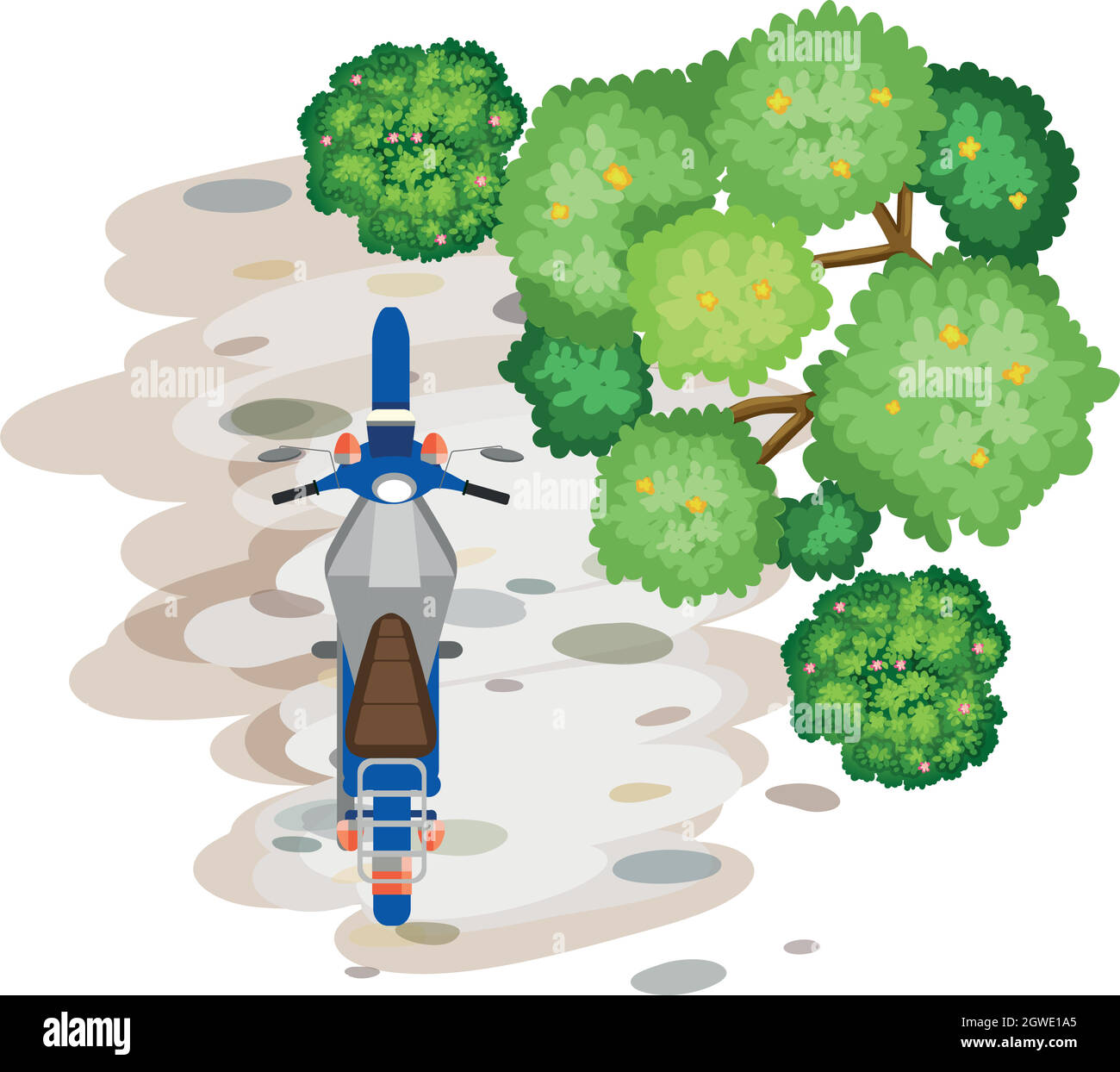 Aerial vintage motorcycle Stock Vector Images - Alamy