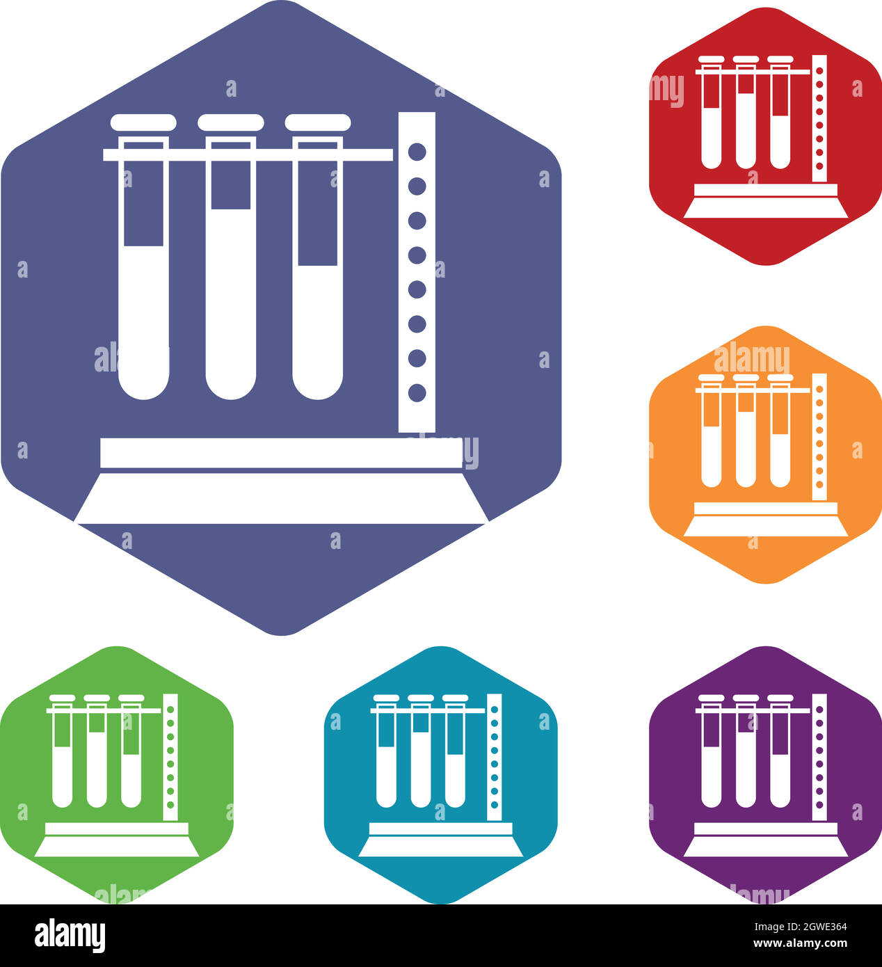 Laboratory icon set in Stock Vector Images - Alamy