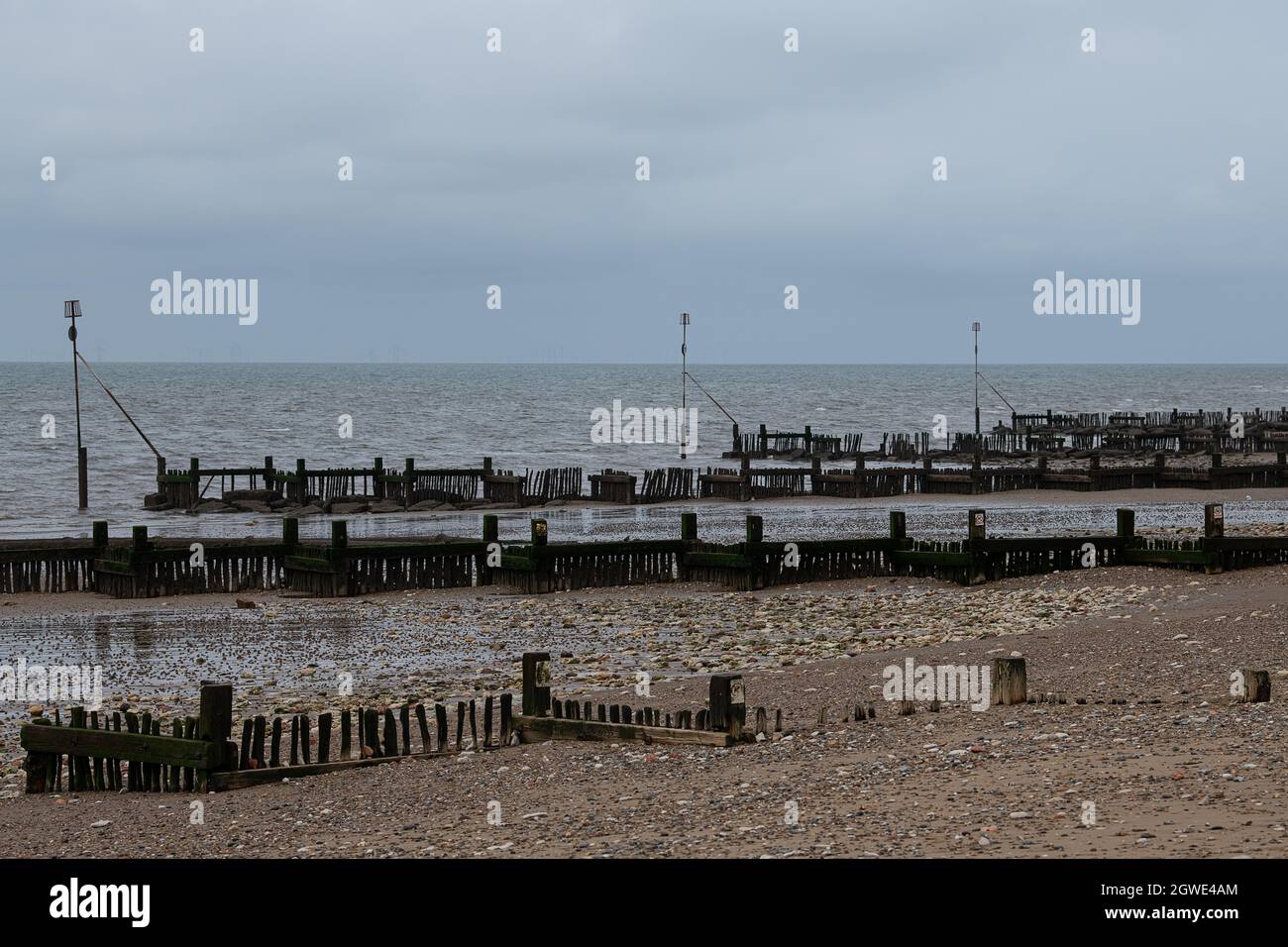 Traditional groynes hi-res stock photography and images - Alamy
