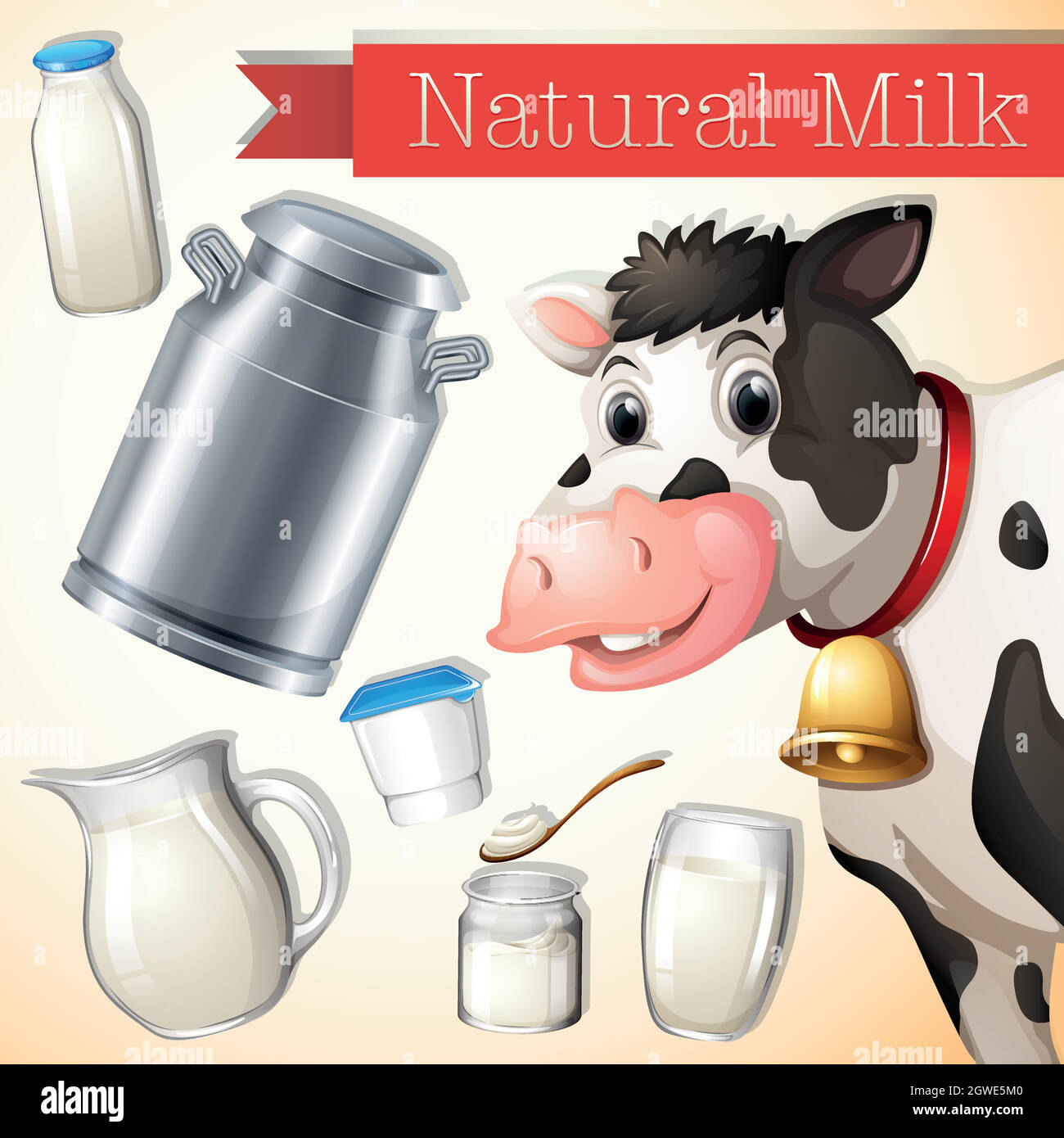 Sugar cow Stock Vector Images - Alamy