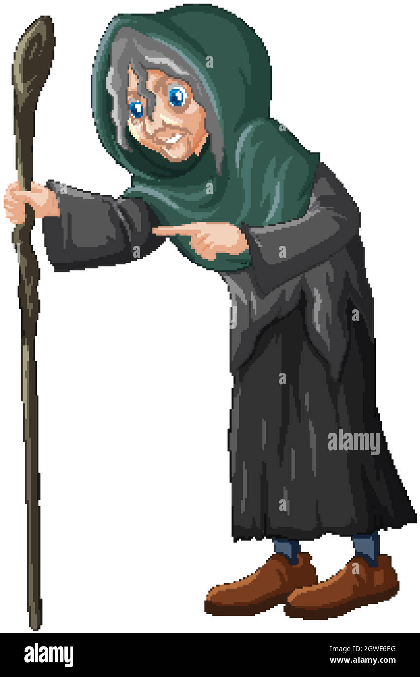 Magical staff Stock Vector Images - Alamy