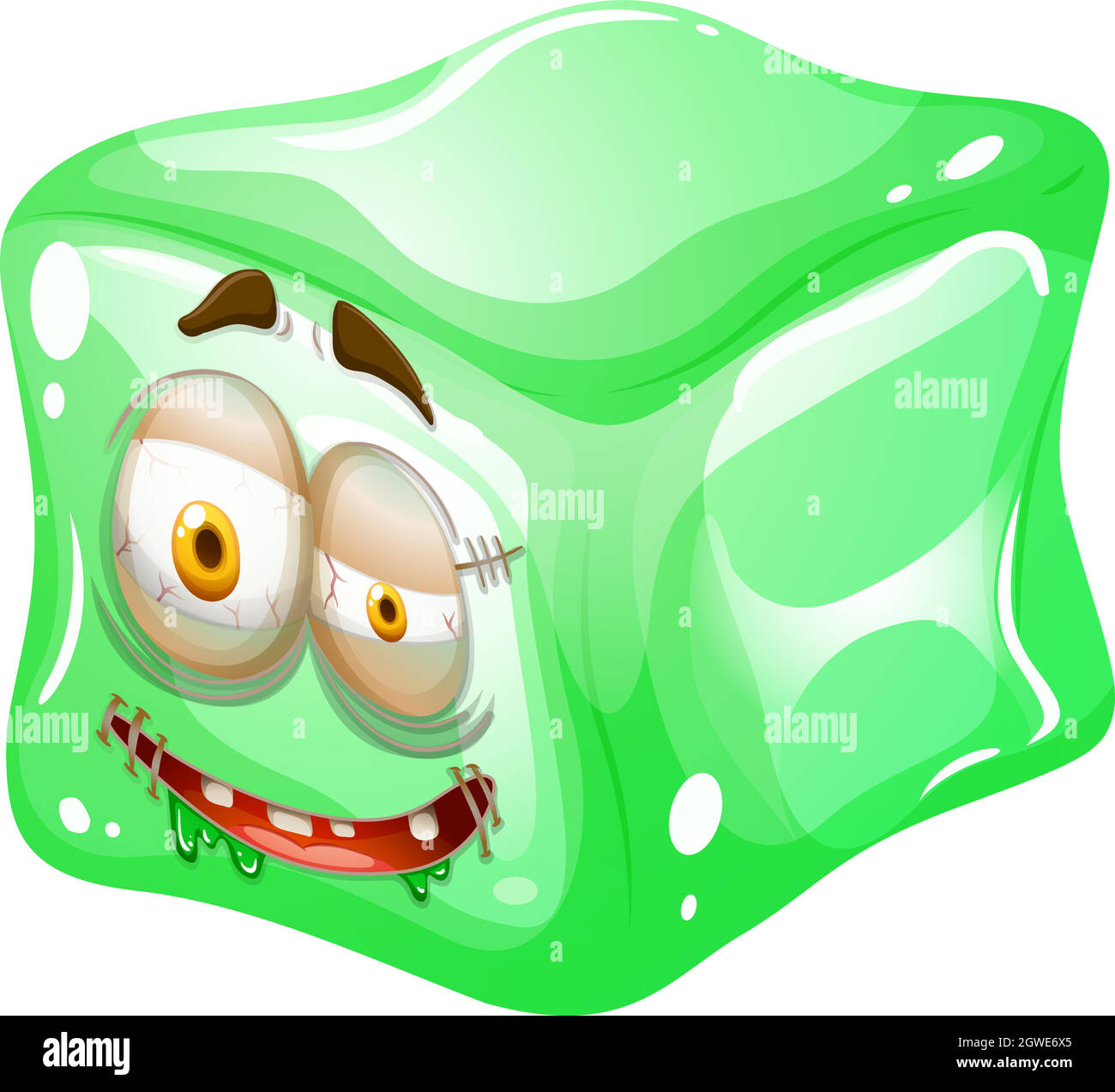 Graphic image monster on Stock Vector Images - Alamy