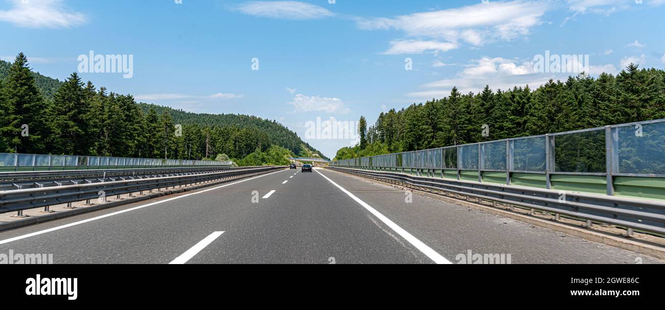 Cars are driving on the expressway Stock Photo - Alamy