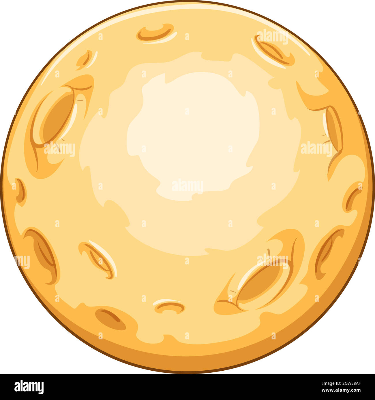 Moon Craters Clipart