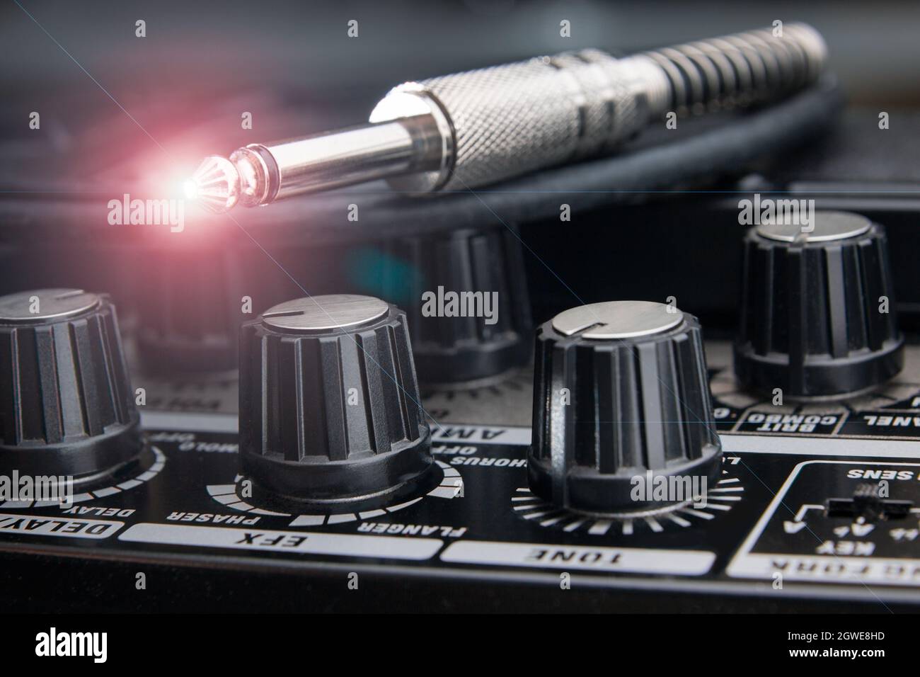 Turning on amplifier High Resolution Stock Photography and Images - Alamy