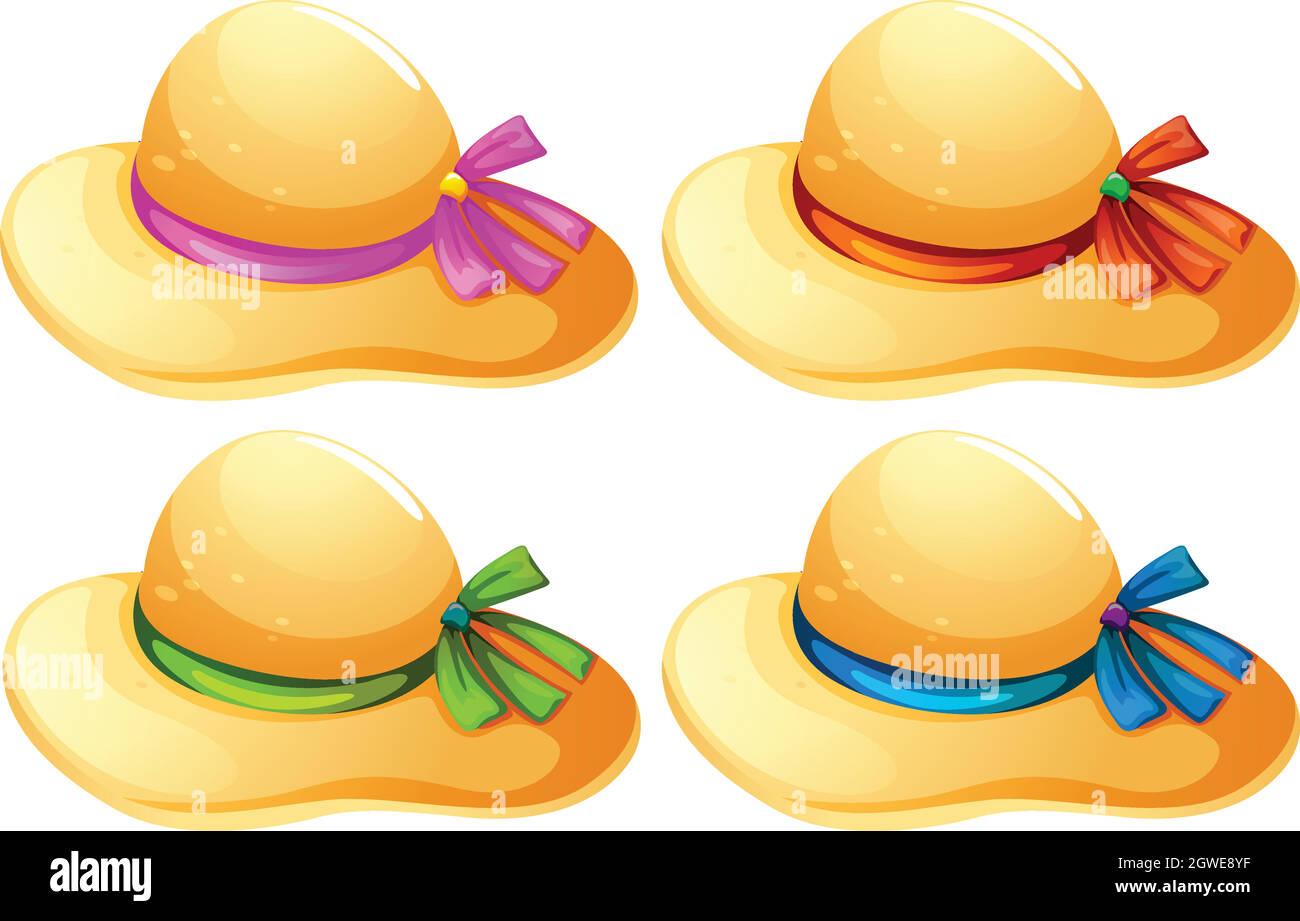 Hats Stock Vector Images - Alamy