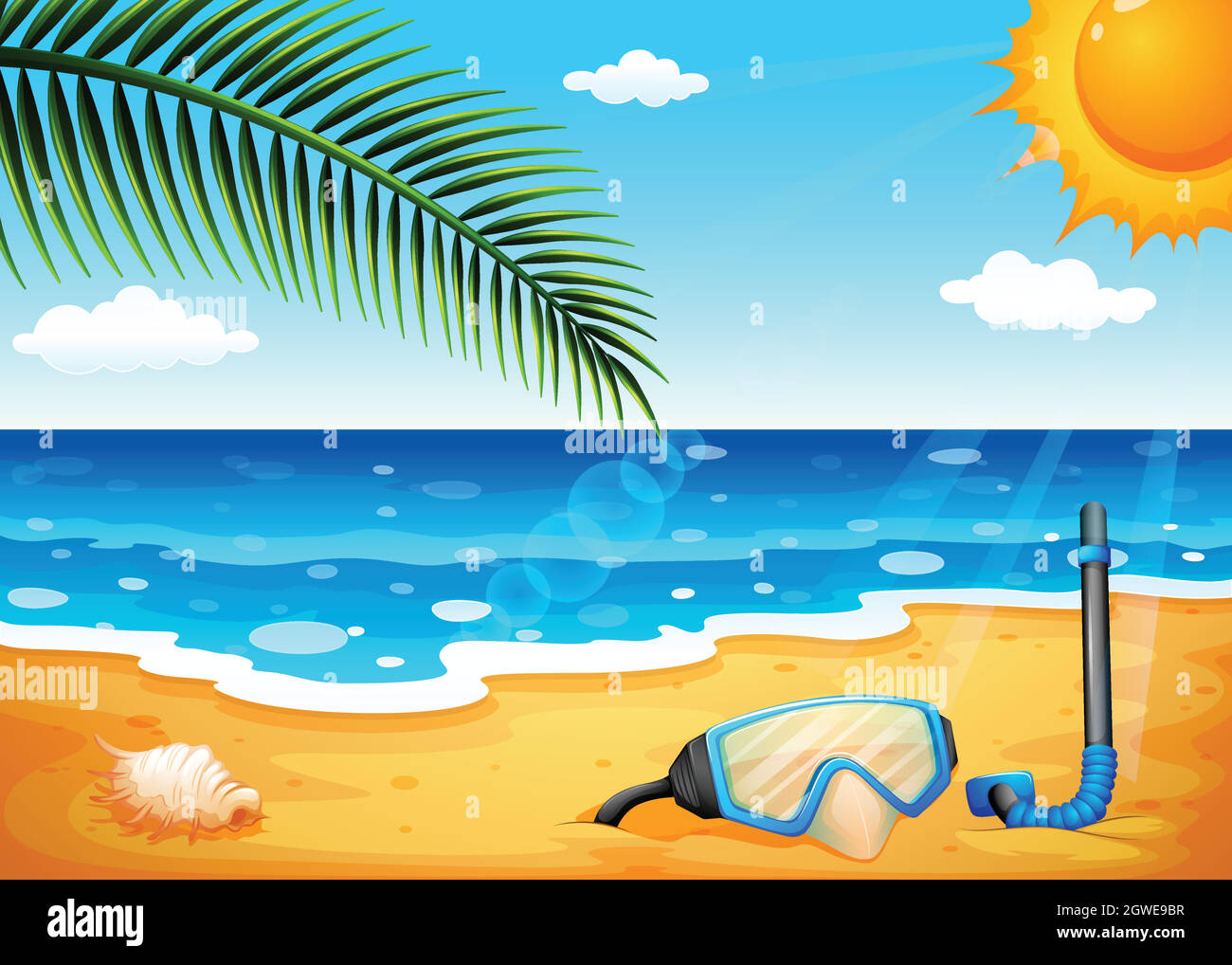 Cartoon sun shinning hi-res stock photography and images - Alamy