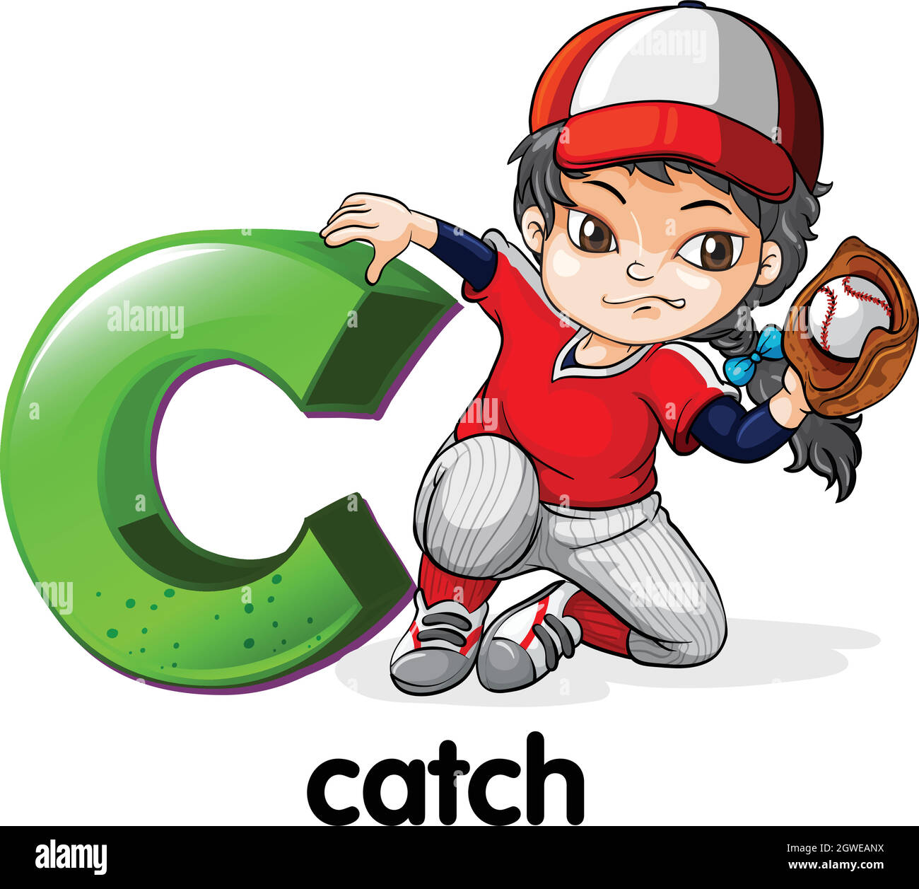 A letter C for catch Stock Vector Image & Art - Alamy