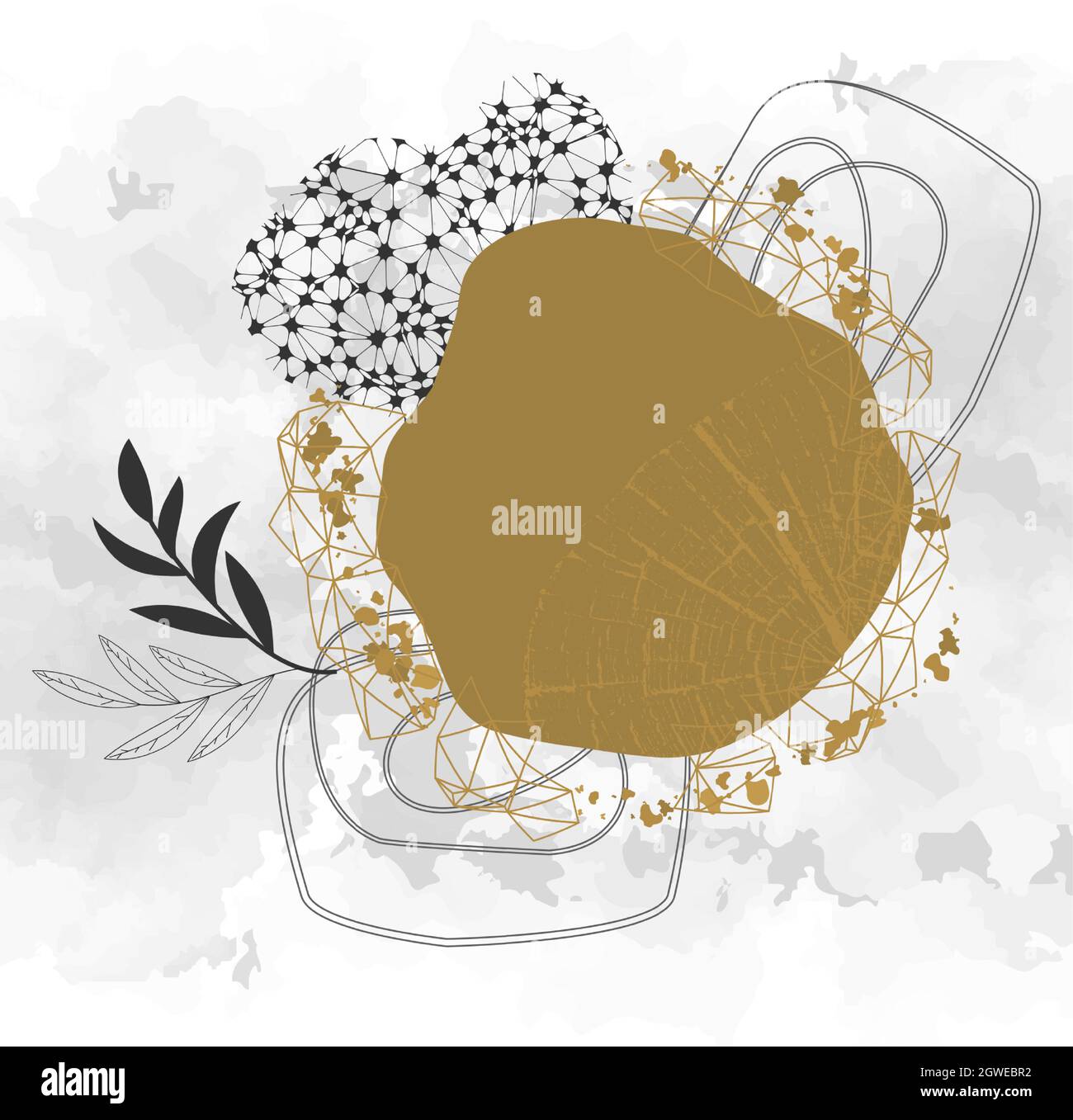 Creative concept flyer layout with tree growth rings Stock Vector Image ...