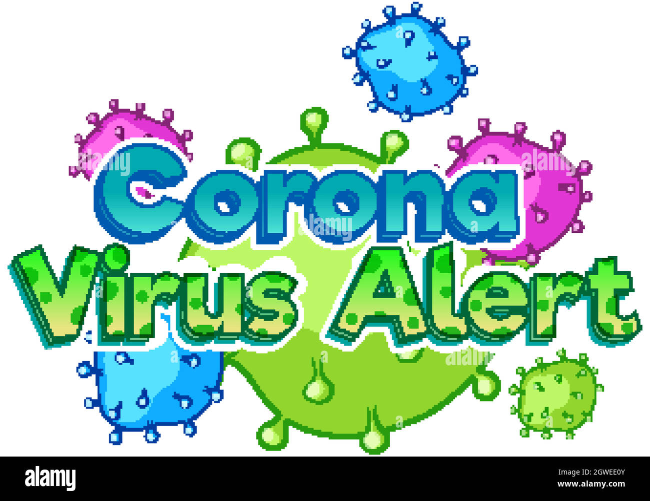 Coronavirus cells covid 19 infectious Stock Vector Images - Alamy