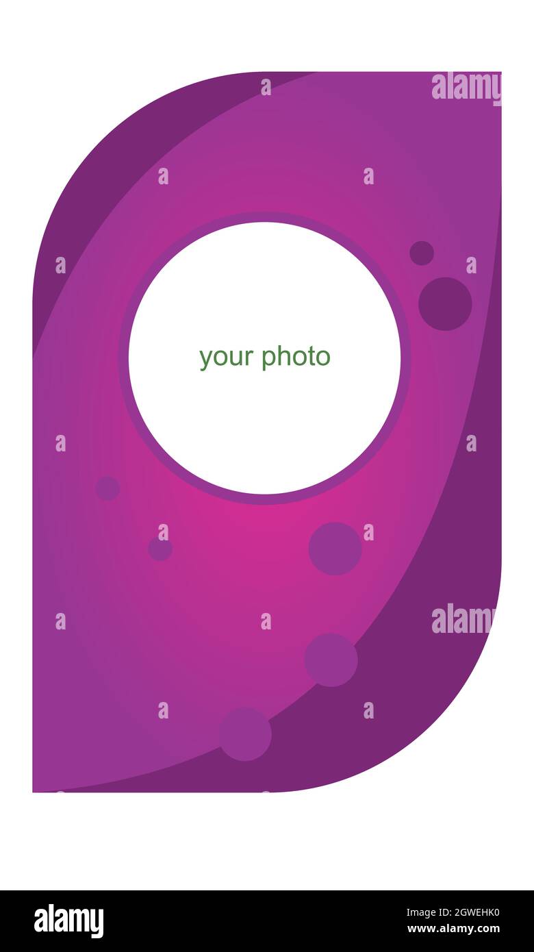 social media purple design template flat vector concept graphic design ...