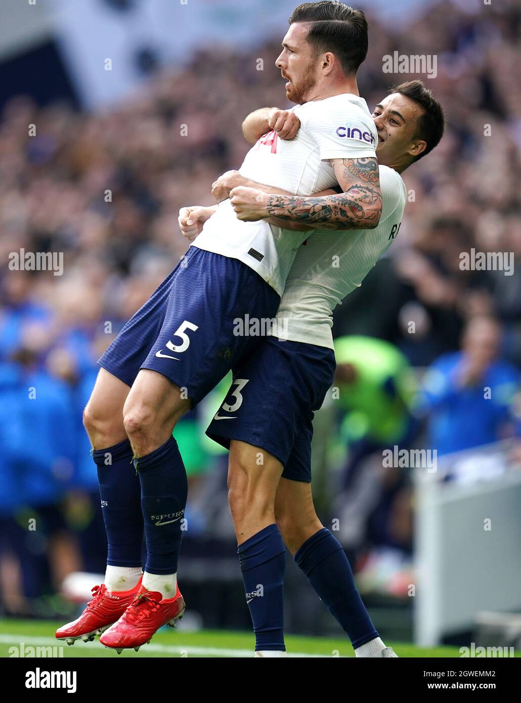 Tottenham goal celebration 2021 hi-res stock photography and images - Alamy
