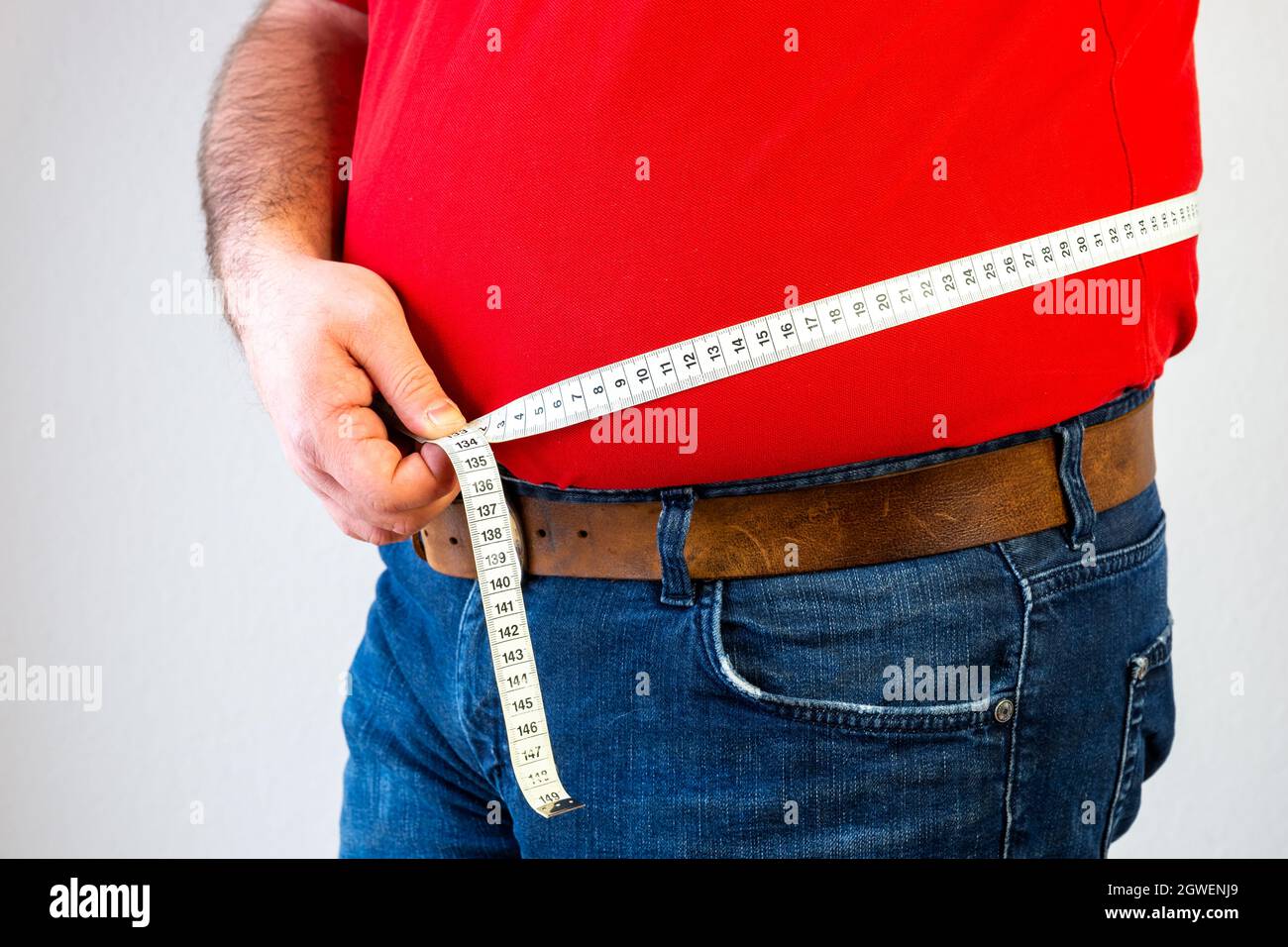 Pot belly human body hi-res stock photography and images - Alamy
