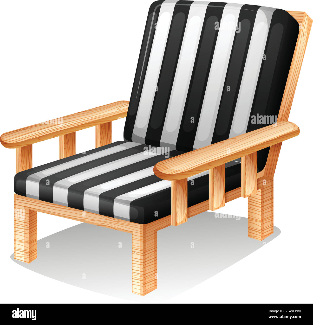 Seat wooden chair texture Stock Vector Images - Alamy