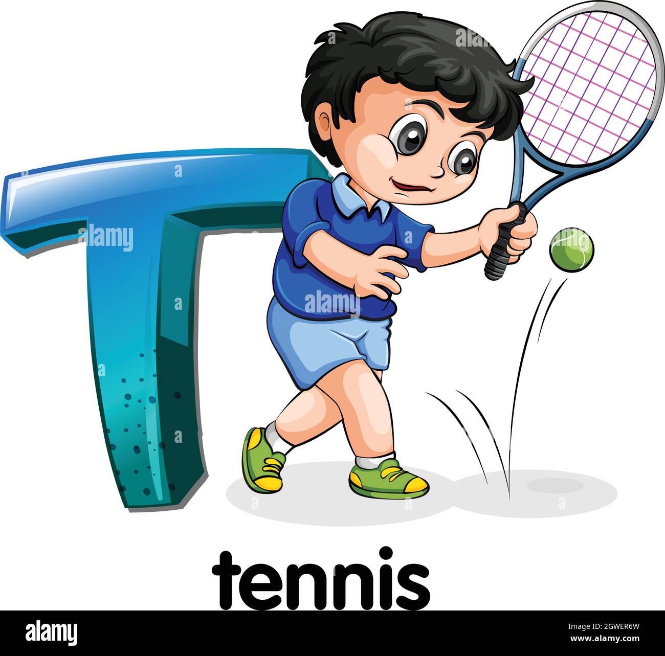 Letter a tennis hi-res stock photography and images - Alamy
