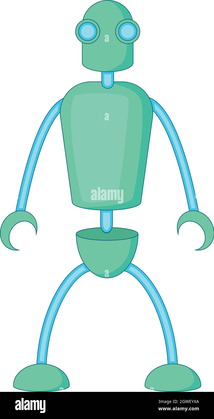 Humanoid robot icon, cartoon style Stock Vector Image & Art - Alamy