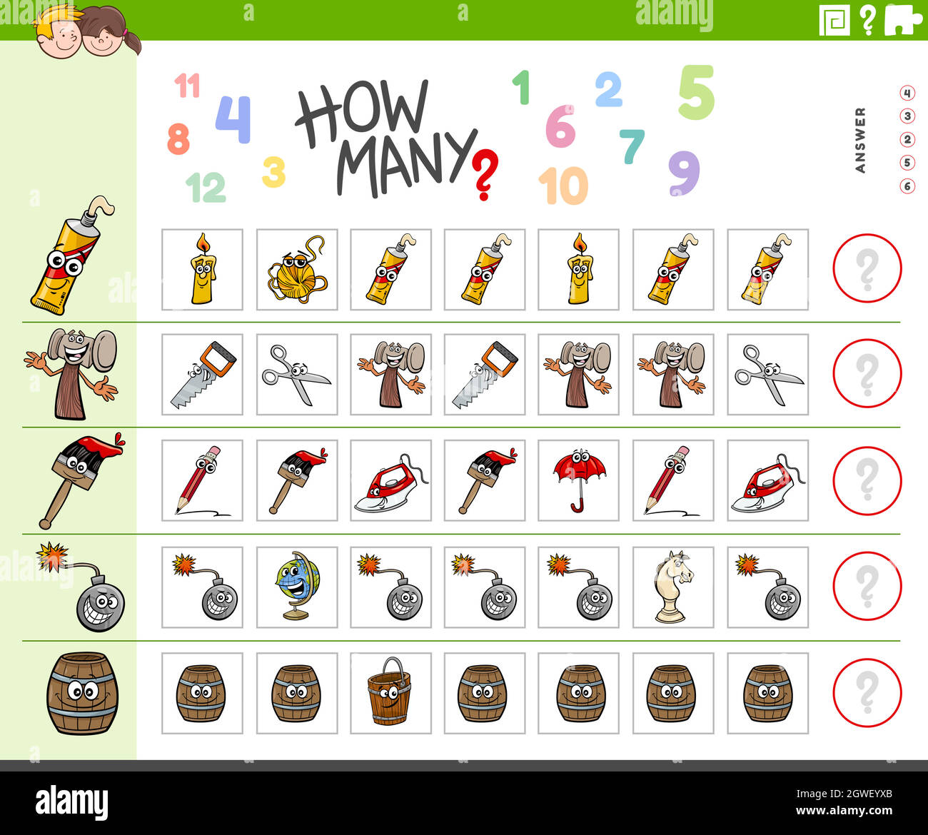 Children cartoon hi-res stock photography and images - Alamy