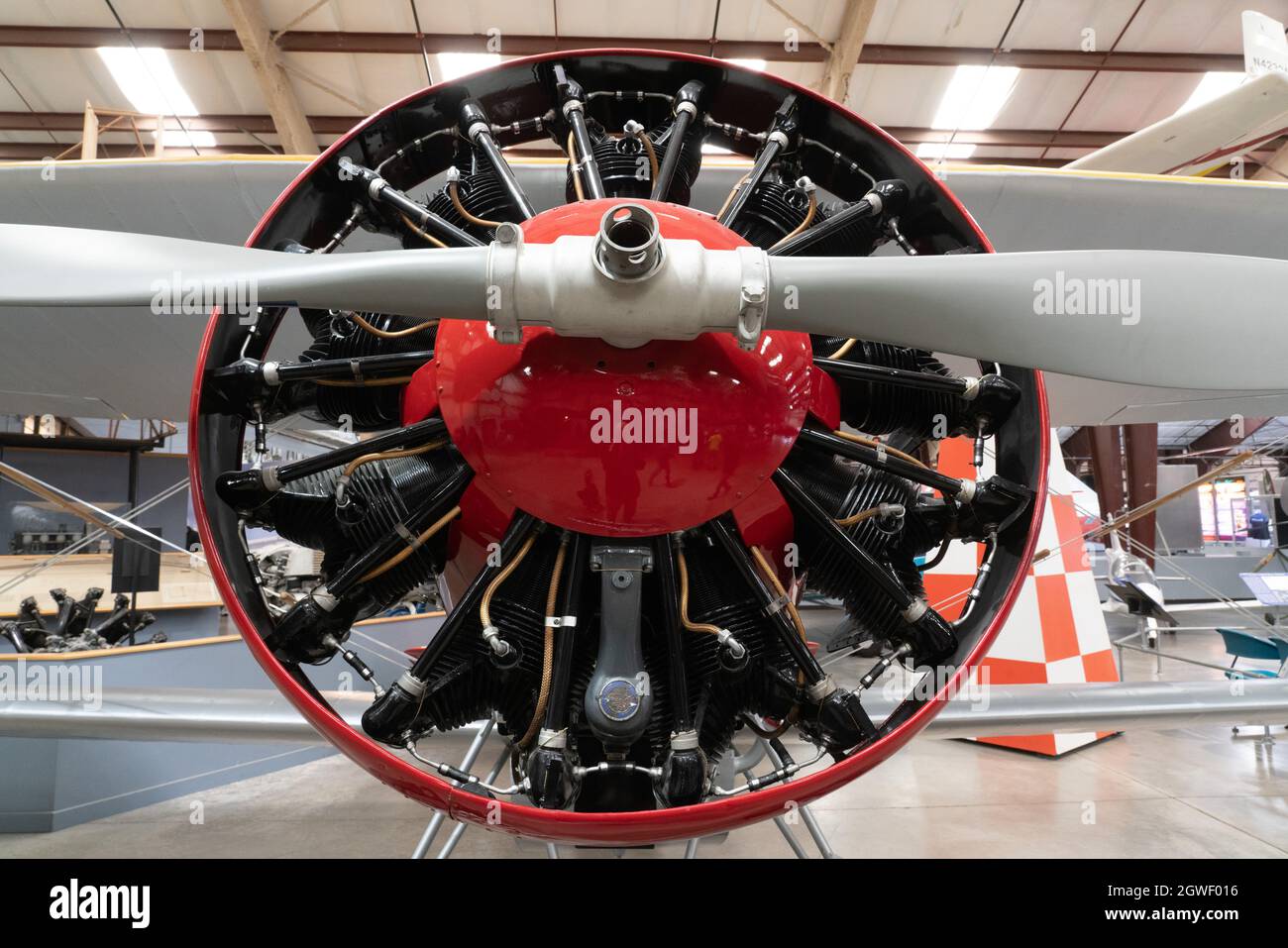 A Curtiss F6C-4 Hawk pre-World War II U.S. Navy & Marine Corps fighter ...