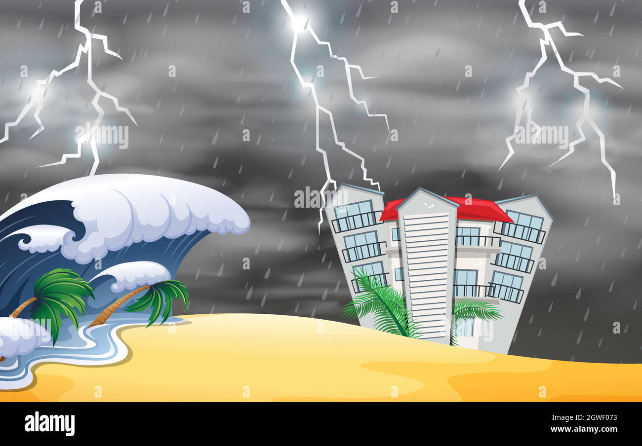 Disaster nature Stock Vector Images - Alamy