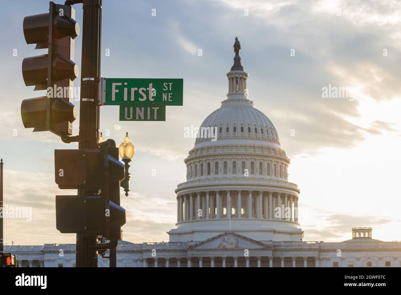 Washington dc capitol hill sign hi-res stock photography and images - Alamy