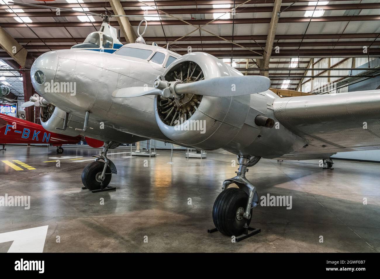 A Lockheed Model 10A Electra in the Pima Air & Space Museum, Tucson ...