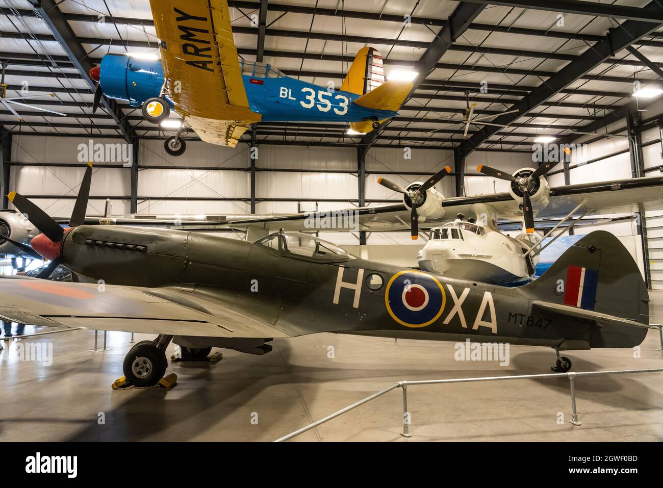 Supermarine Spitfire Fr Xivee Tucson High Resolution Stock Photography ...