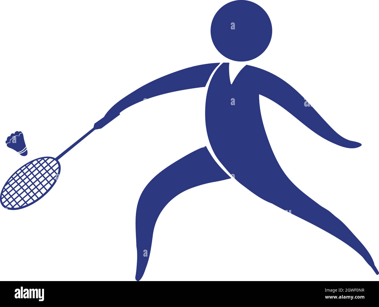 Badminton logo Cut Out Stock Images & Pictures - Alamy