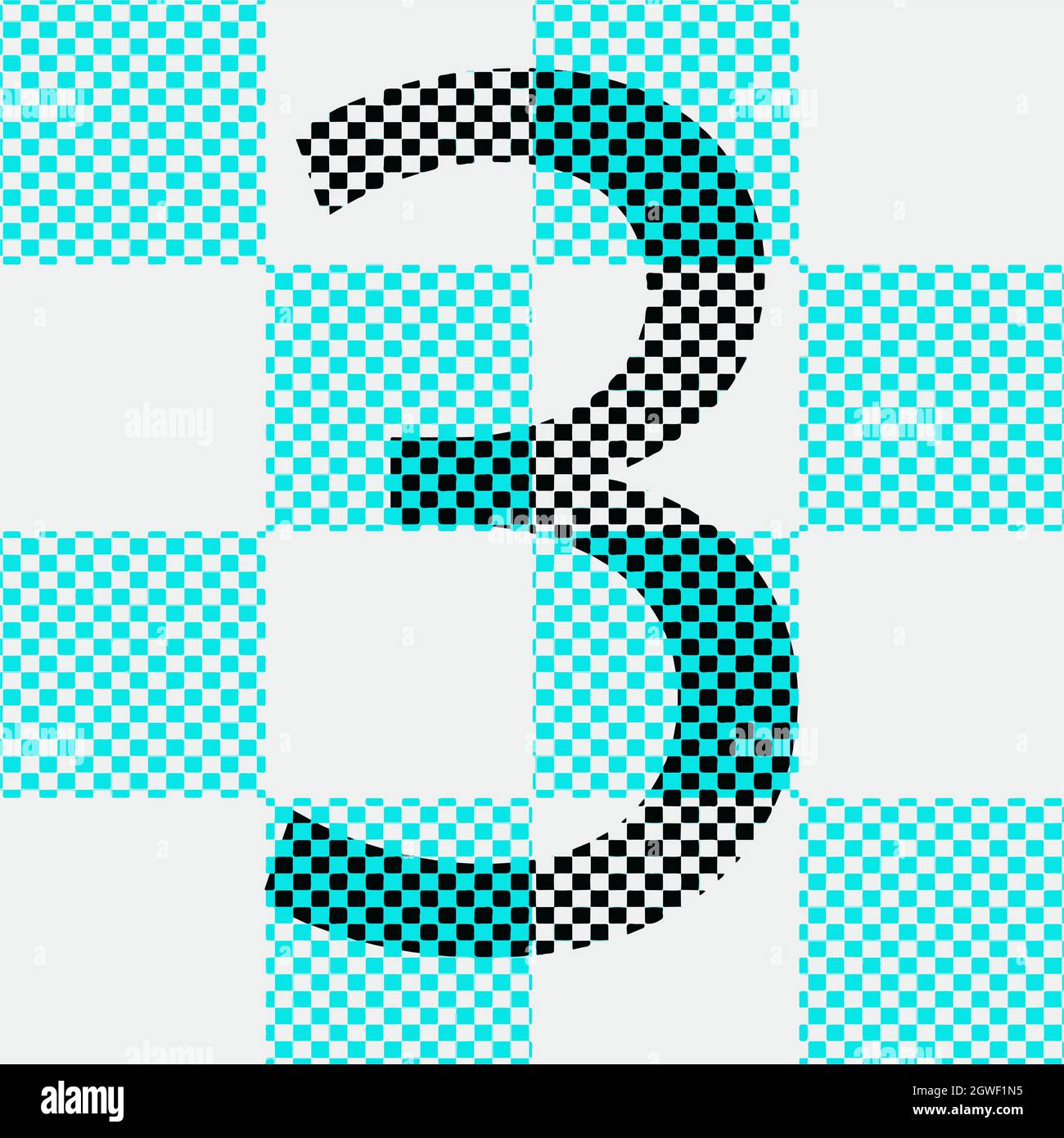 Number sign vector image.Abstract background Stock Vector Image & Art ...